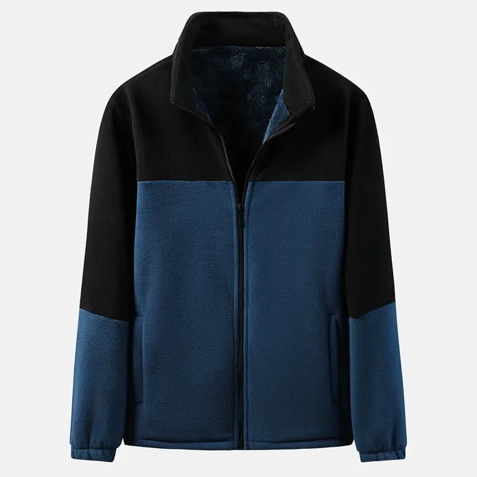 Gilet polaire bicolore pour homme • Mon gilet